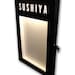 Fret Cut Logo Top Illuminated Menu Cases, Exterior Menu Box, Wall ...