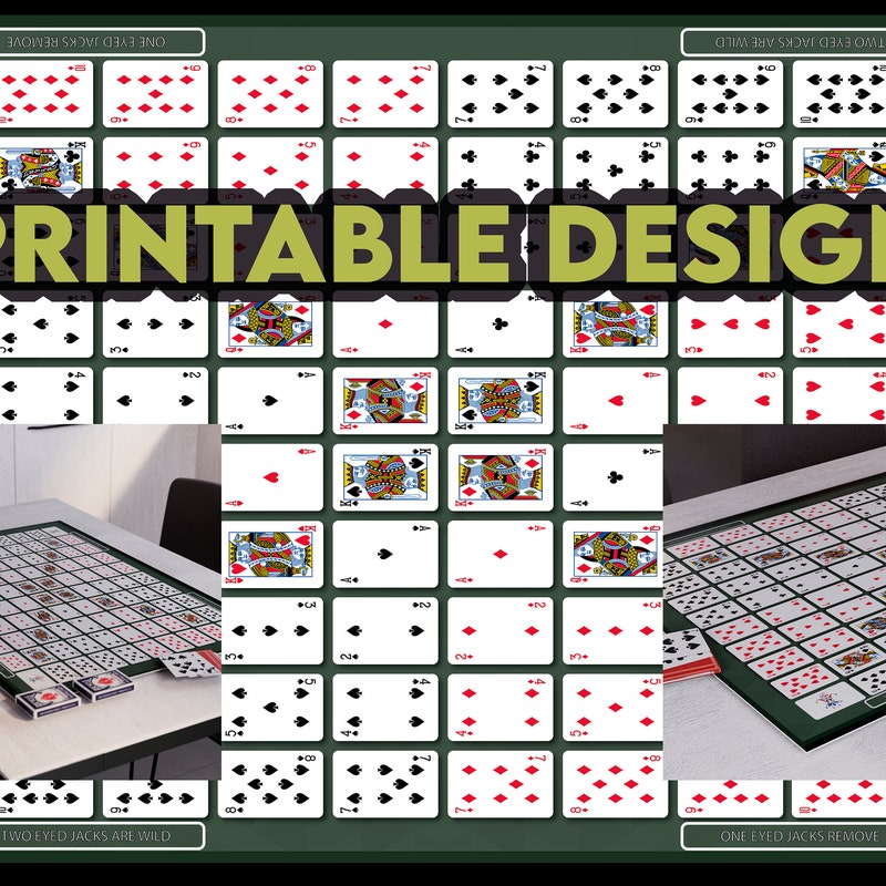 Sequence Game Board - Etsy