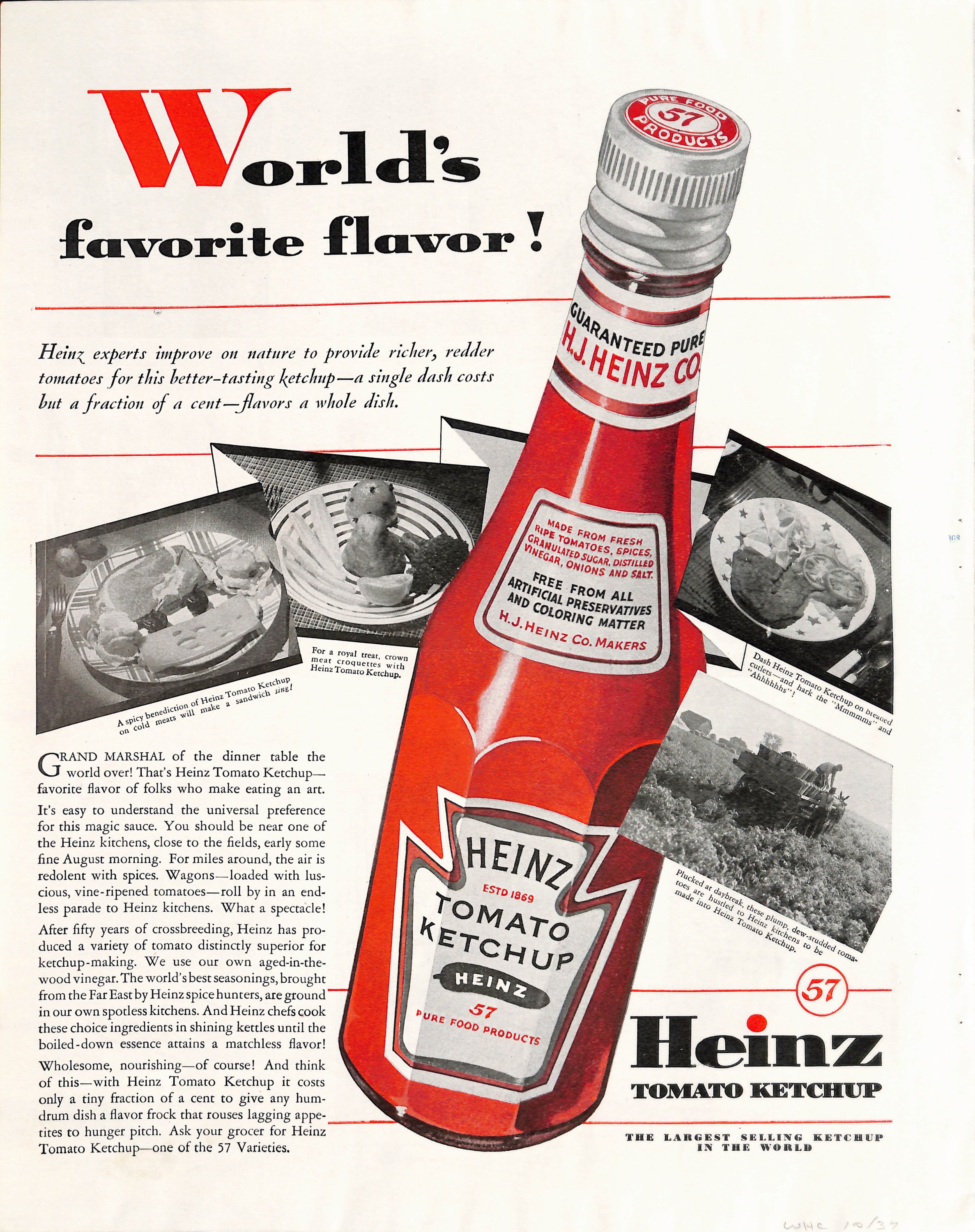 Old Heinz Ketchup Ad