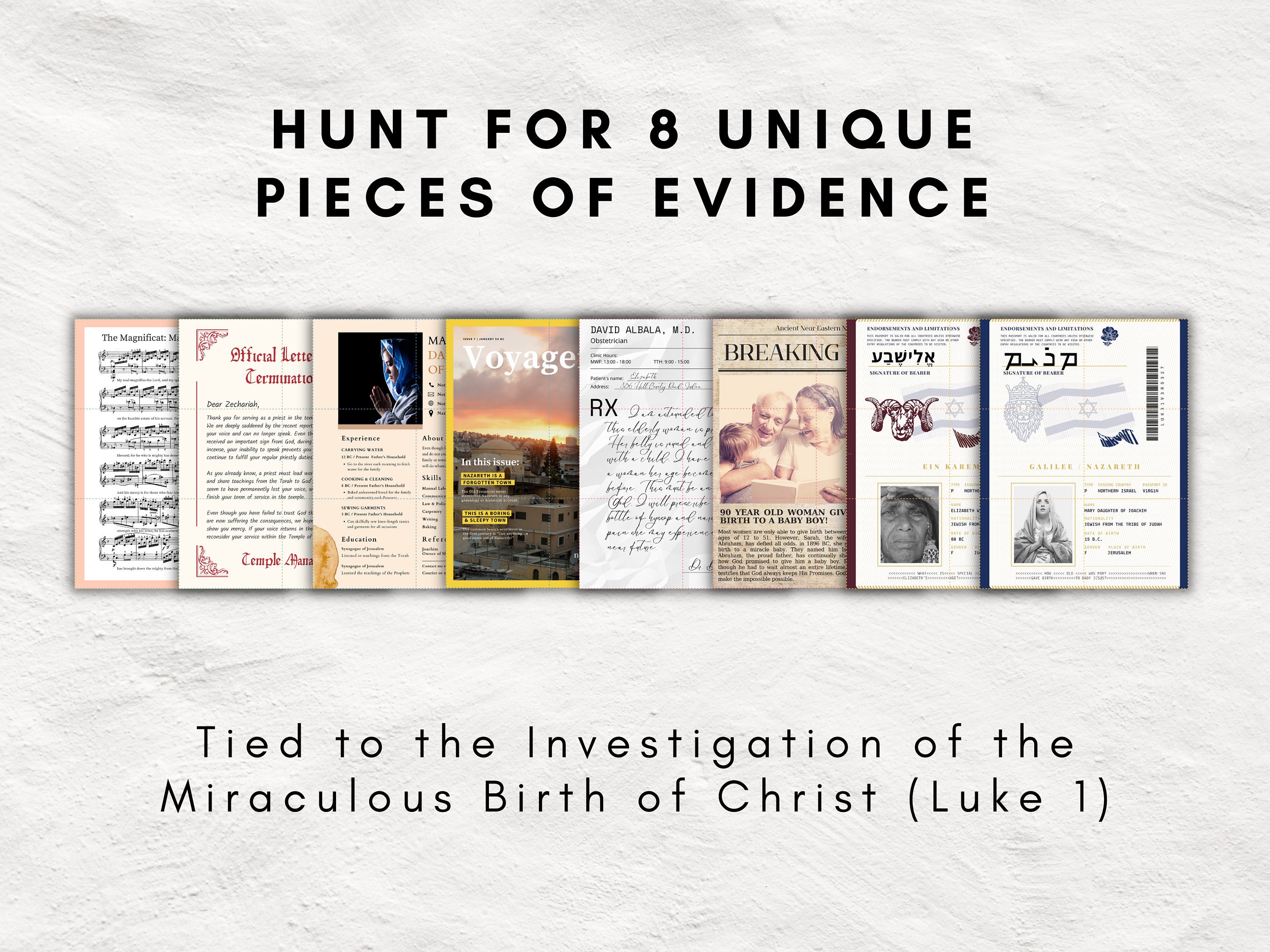 Christmas Scavenger Hunt Game & Lesson for Children and Teens ...