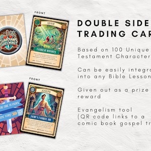 100 Printable Bible Trading Cards | Guardians of God's Word | Old ...