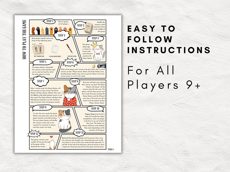 Nine Lives Real Life Redo | Card Game for Children, Youth, and Young ...