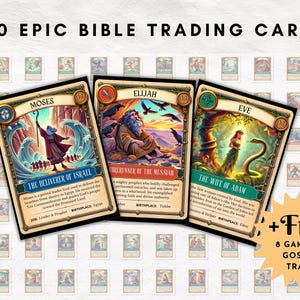 100 Printable Bible Trading Cards | Guardians of God's Word | Old ...