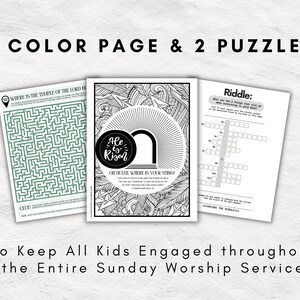 Easter Resurrection Busy Bag Kit | Secret Codes, Coloring Page, and ...