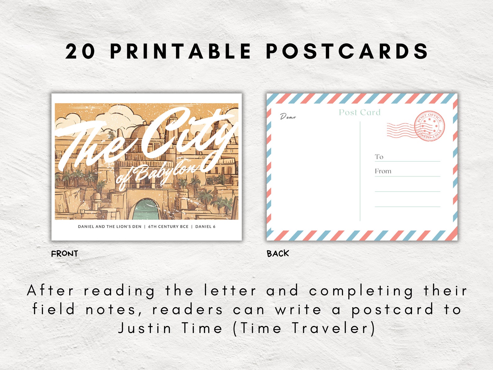 Letters From a Bible Time Traveler Adventure Bundle | Creative Study ...