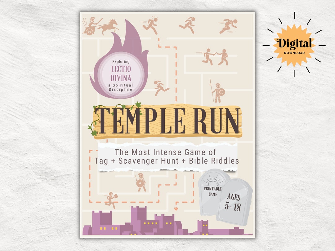 Temple Run | Scavenger Hunt Kit | Easter Egg Hunt | Children and Youth ...