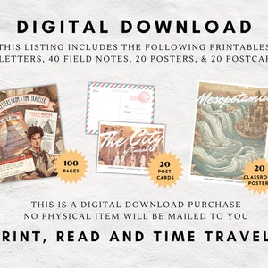 Letters From a Bible Time Traveler Adventure Bundle | Creative Study ...