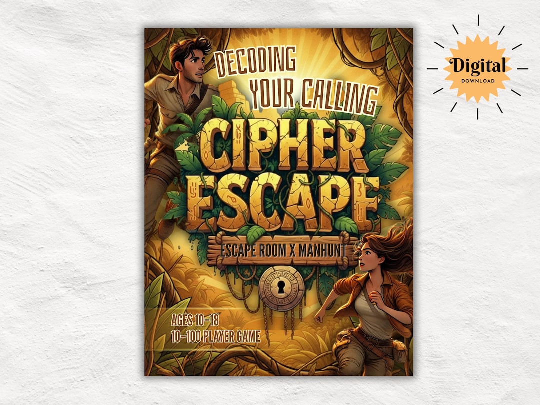 Cipher Escape | Christian Escape Room Game for Teens | Youth Group ...