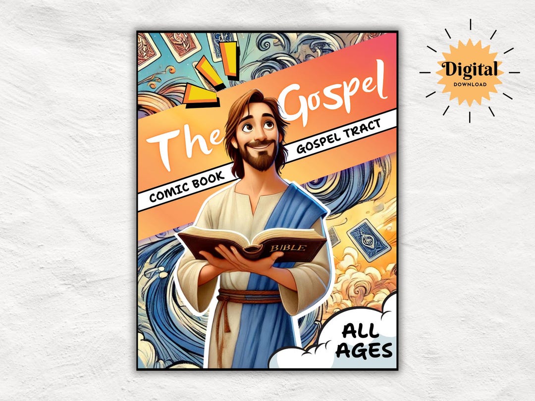 Comic Book Gospel Tract | 12 Page Graphic Novel to Share Jesus' Good ...