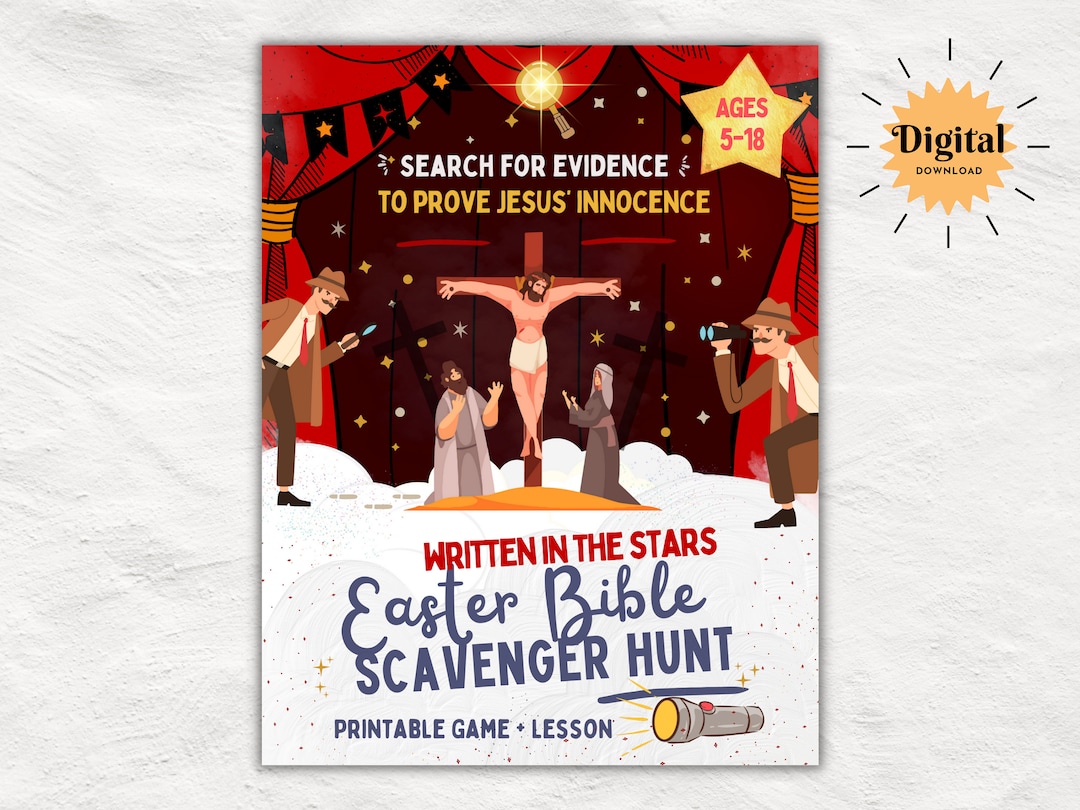 Easter Scavenger Hunt Game & Lesson for Children and Teens ...