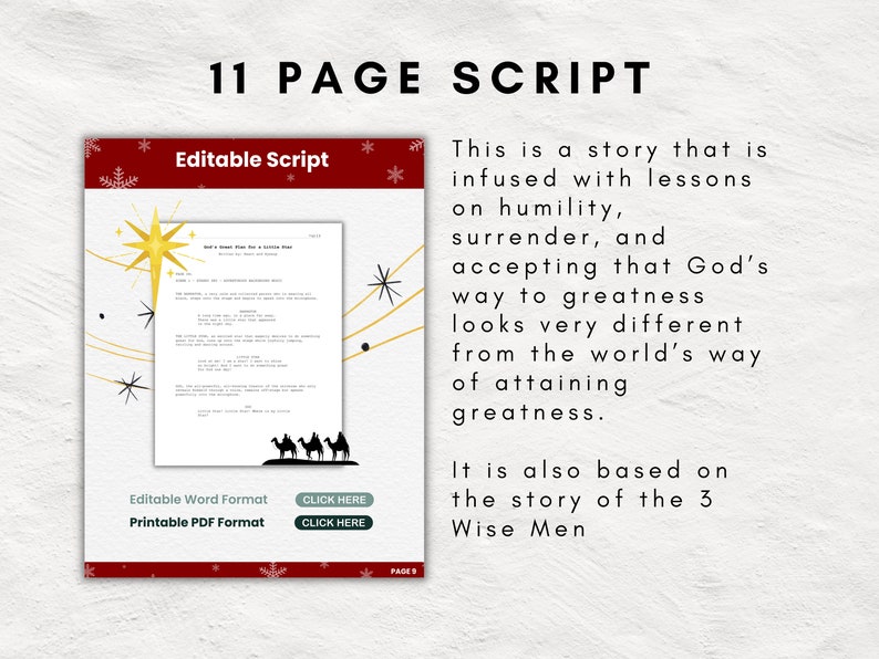 Christmas Nativity Play All-in-one Kit for Children and Teens ...