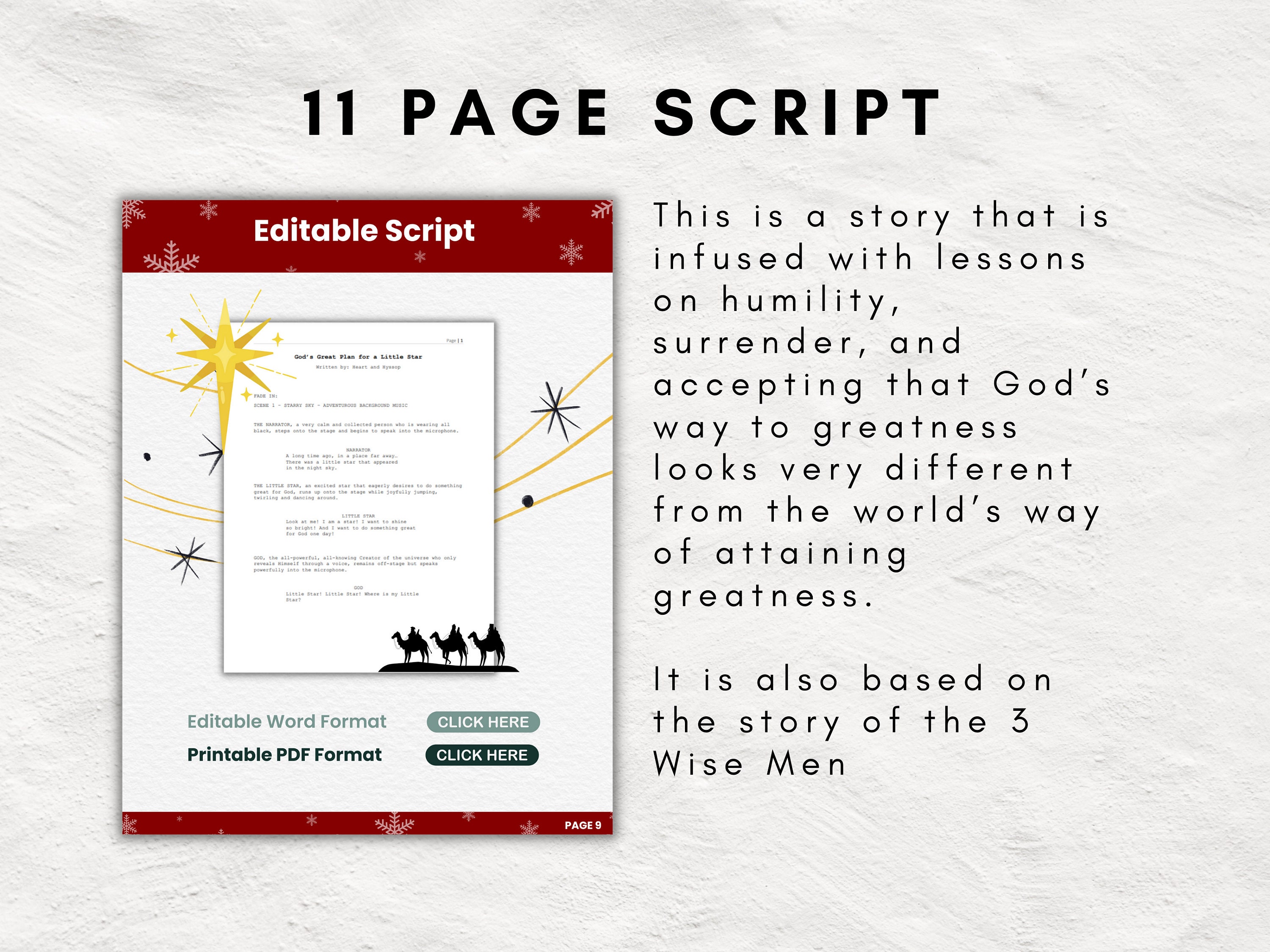 Christmas Nativity Play All-in-one Kit for Children and Teens ...