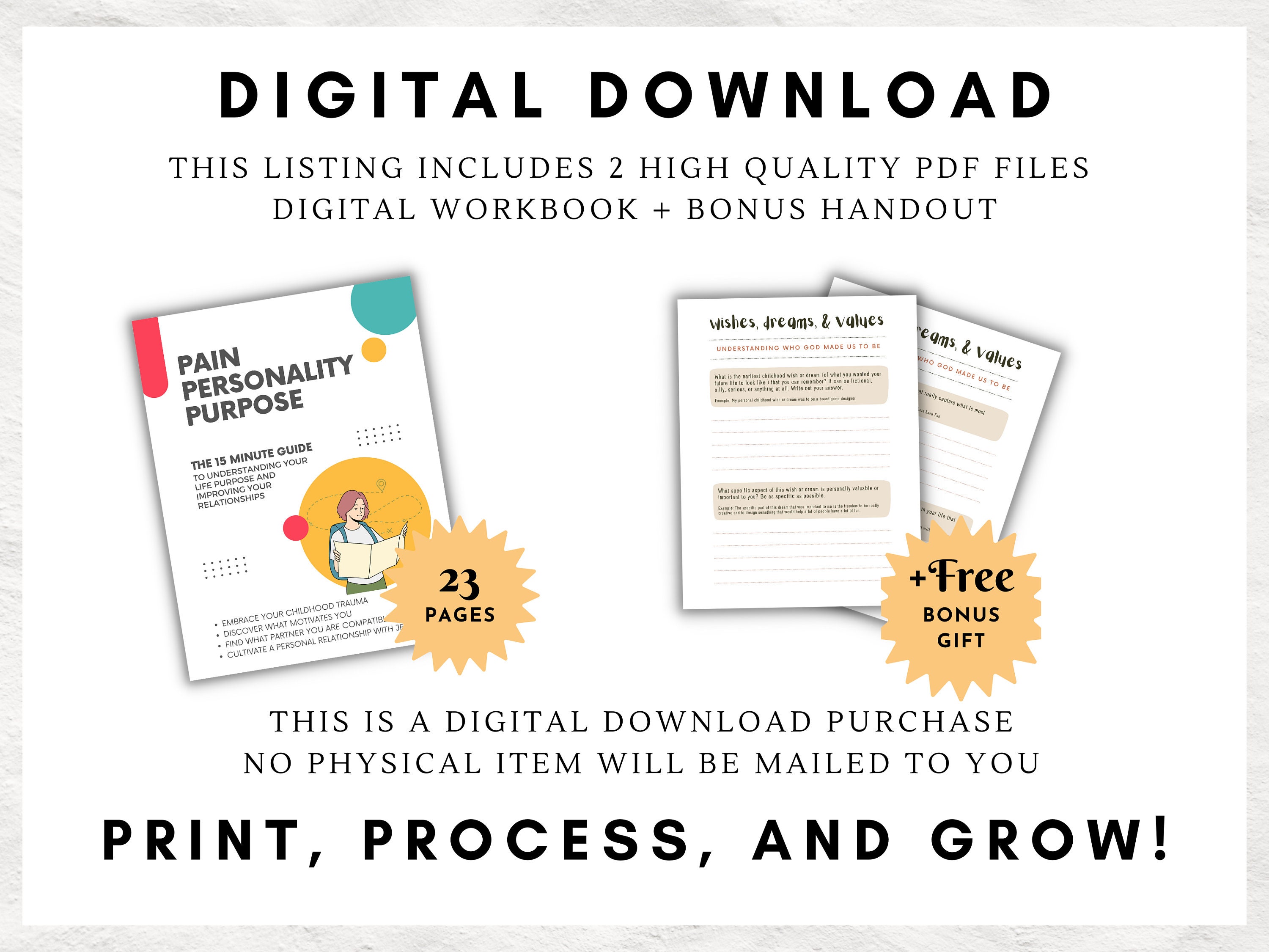 Life Purpose Workbook Find Your Passion Discover Your Personality ...