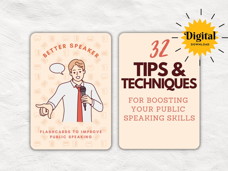 Public Speaking Improvement Tips and Techniques Flashcards ...