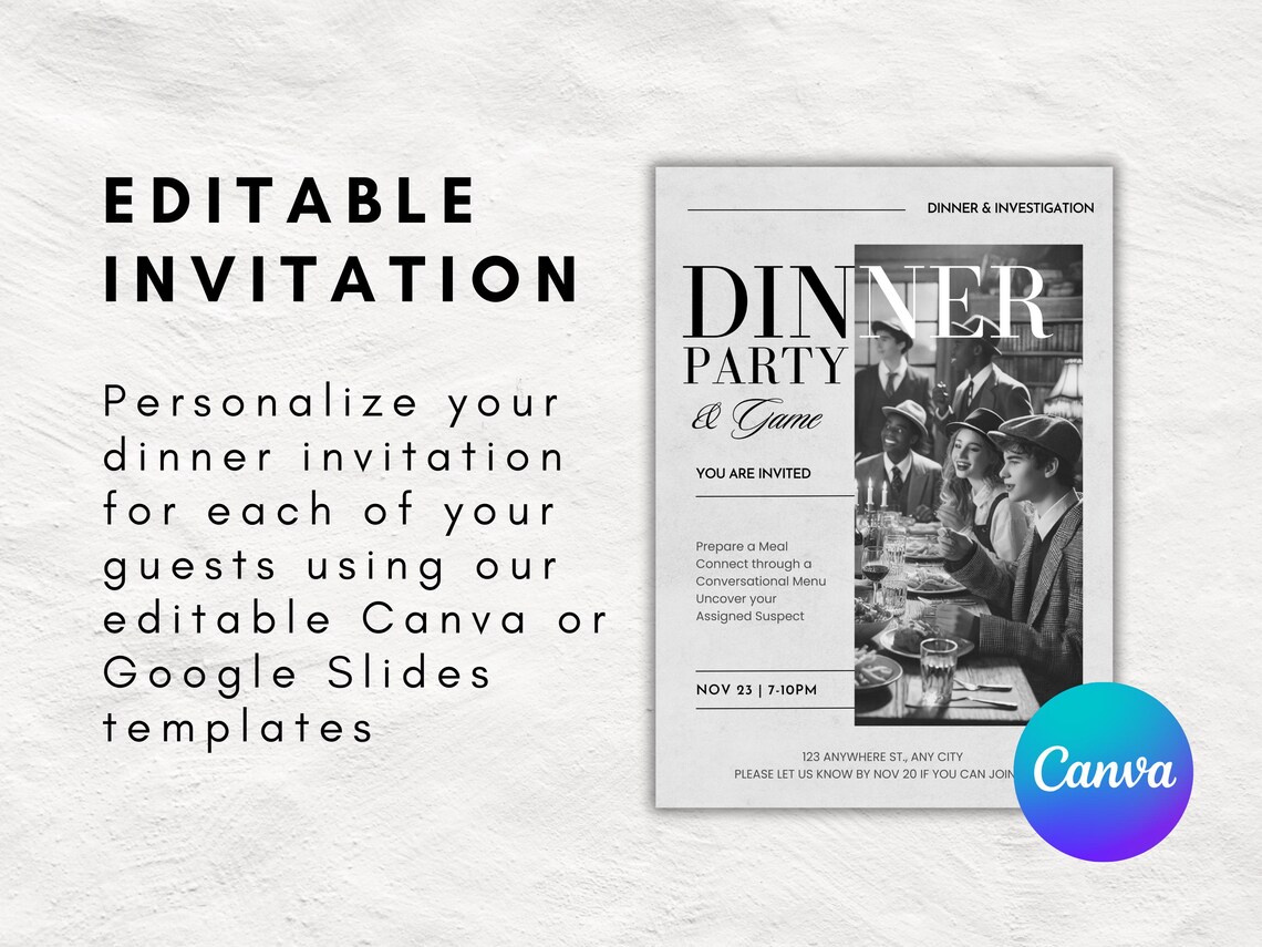 Dinner Detective Icebreaker Game | Lives Out | Fun Group Activity With ...