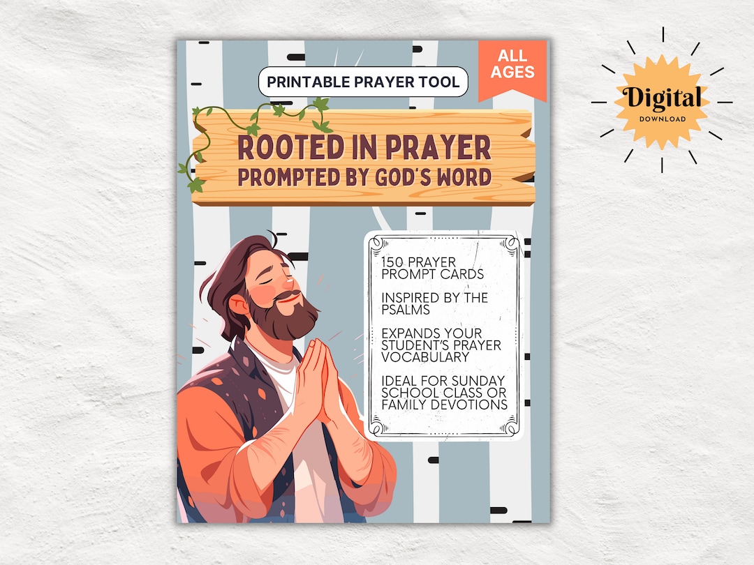 Prayer Tree: Christian Prayer Prompt Cards Inspired by Psalms ...