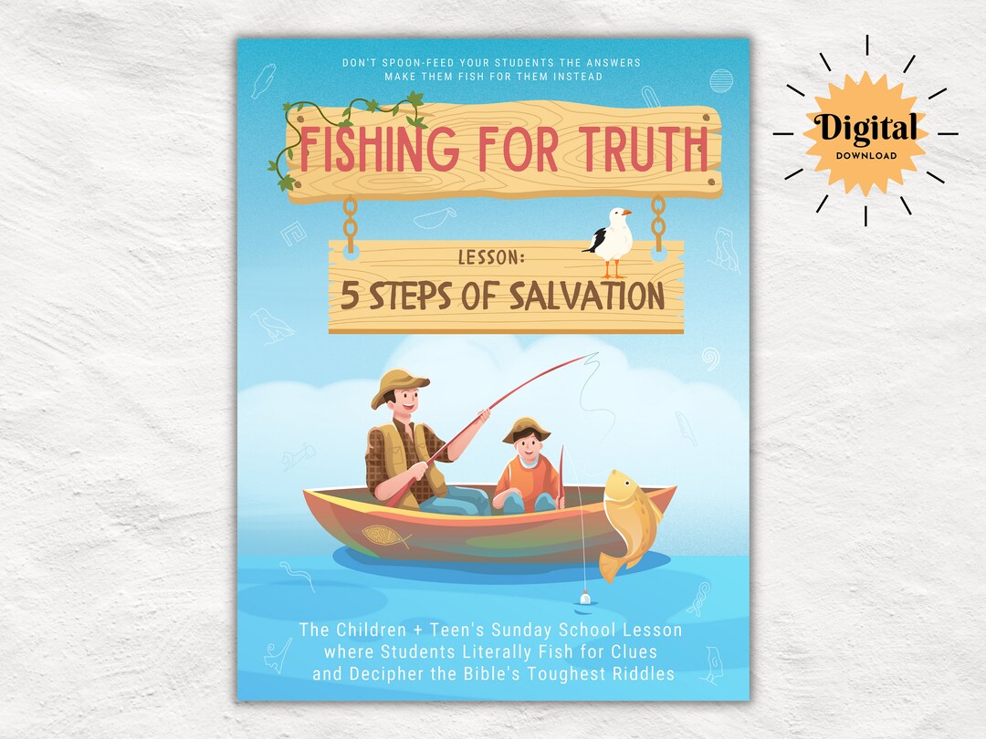 Fishing for Truth | Children and Youth Sunday School | 5 Steps of ...