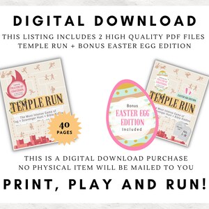 Temple Run | Scavenger Hunt Kit | Easter Egg Hunt | Children and Youth ...