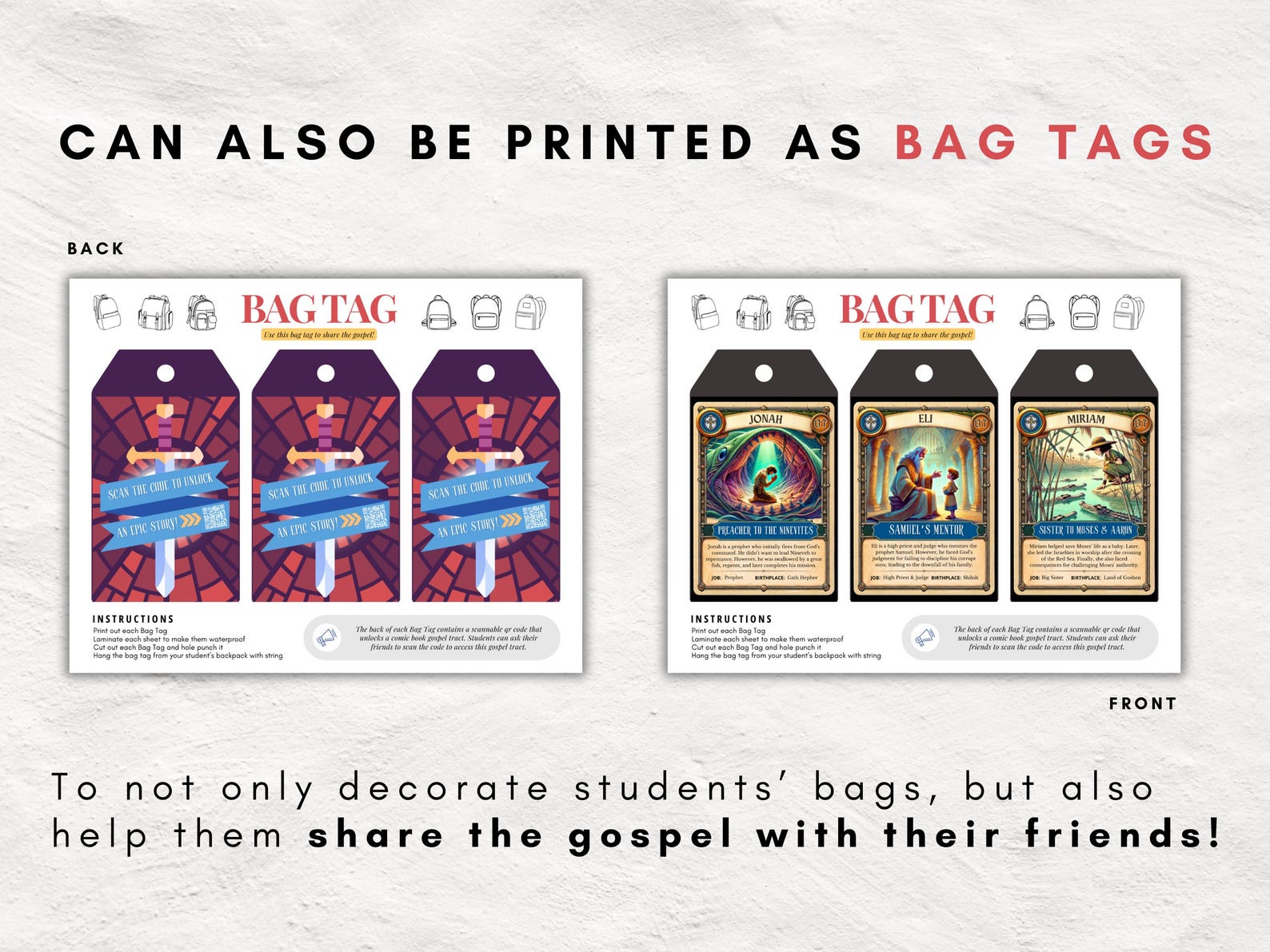 100 Printable Bible Trading Cards | Guardians of God's Word | Old ...