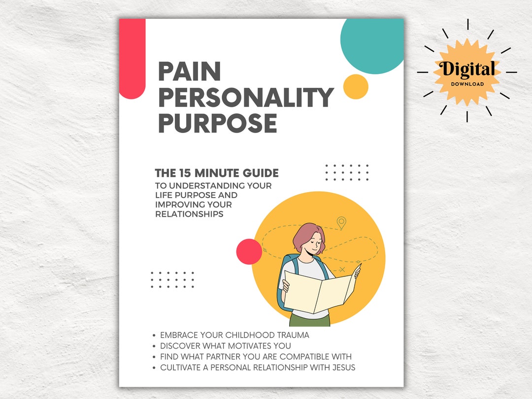 Life Purpose Workbook - Find Your Passion | Discover Your Personality ...