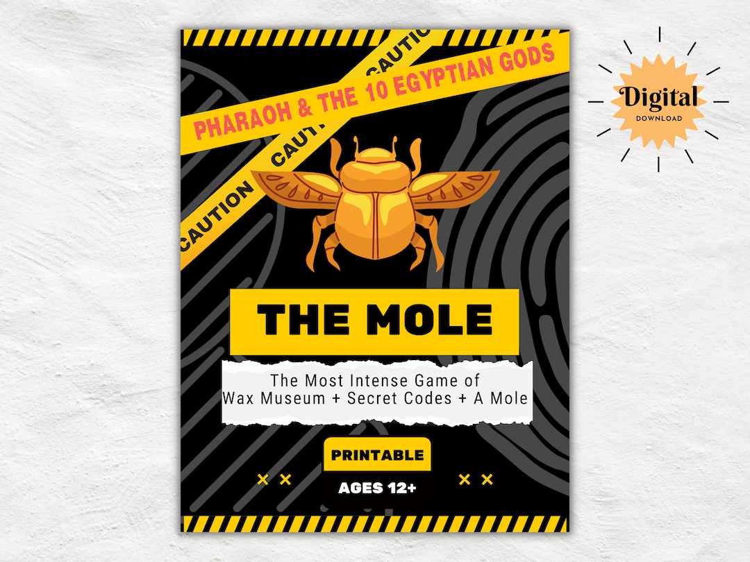 The Mole | Murder Mystery Game | Pharaoh and the 10 Plagues | Children ...