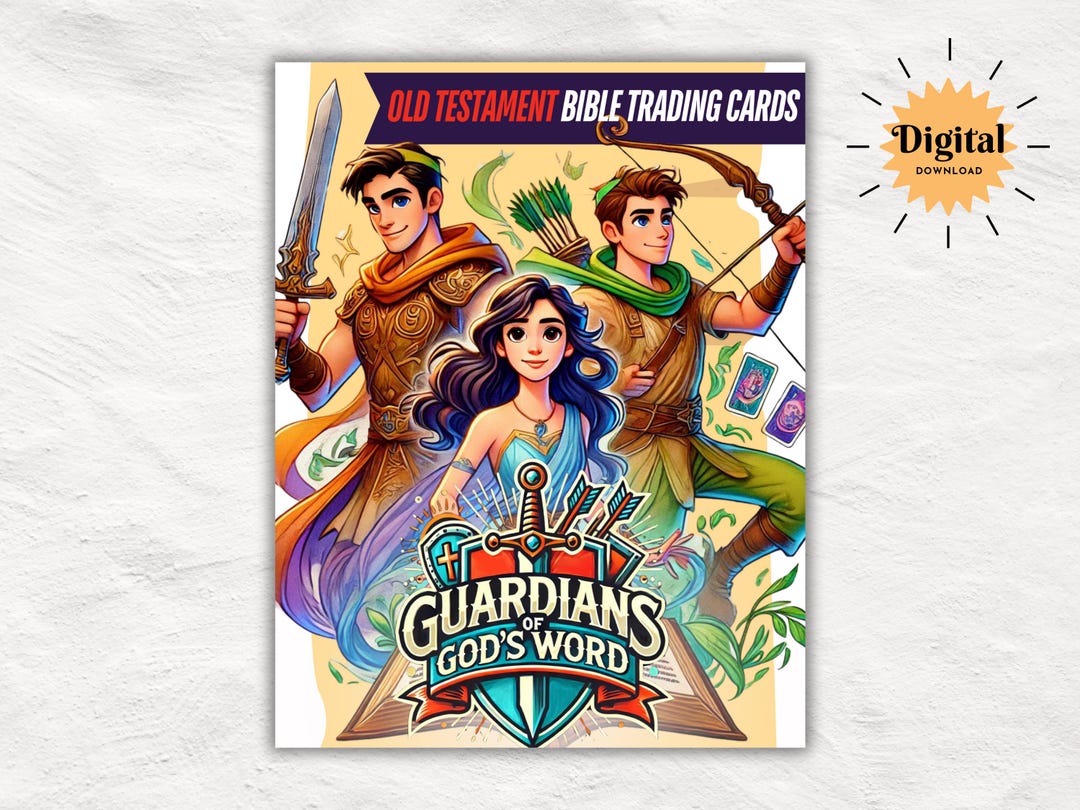 100 Printable Bible Trading Cards | Guardians of God's Word | Old ...