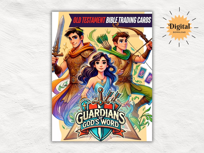 100 Printable Bible Trading Cards | Guardians of God's Word | Old ...