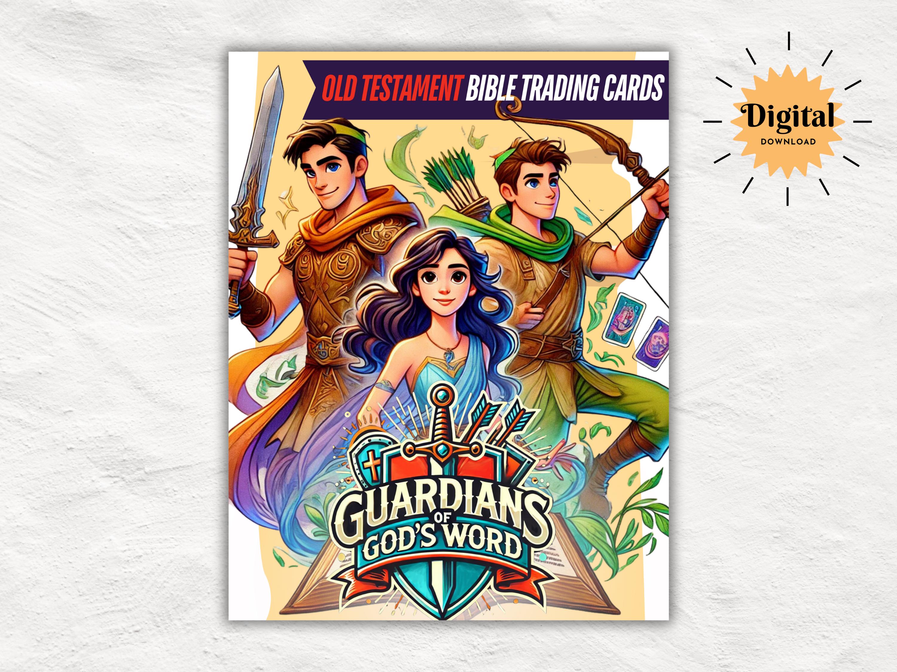 100 Printable Bible Trading Cards | Guardians of God's Word | Old ...
