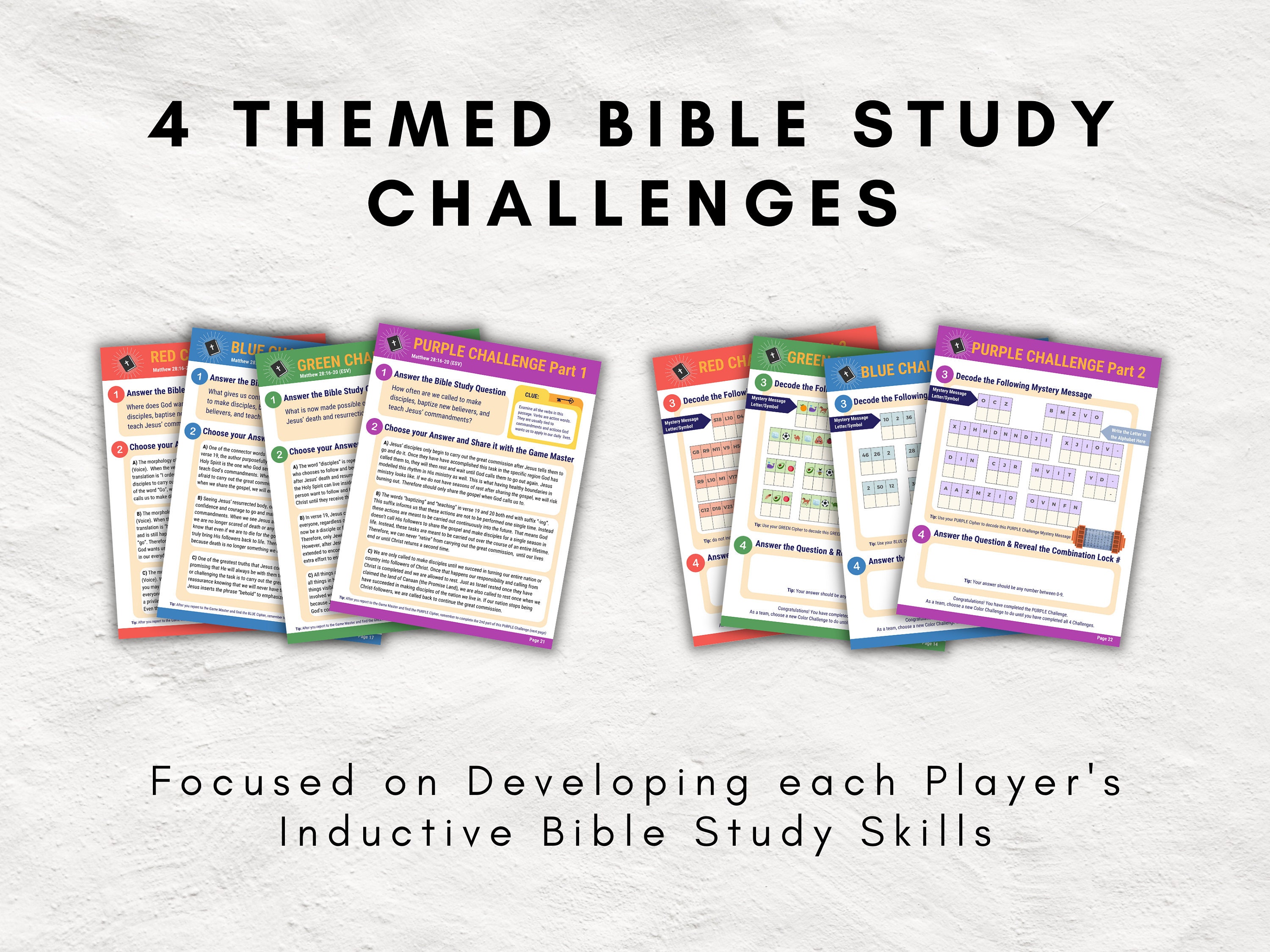 Bible Study Escape Room Quest Matthew 28 Unlocking the Great Commission ...