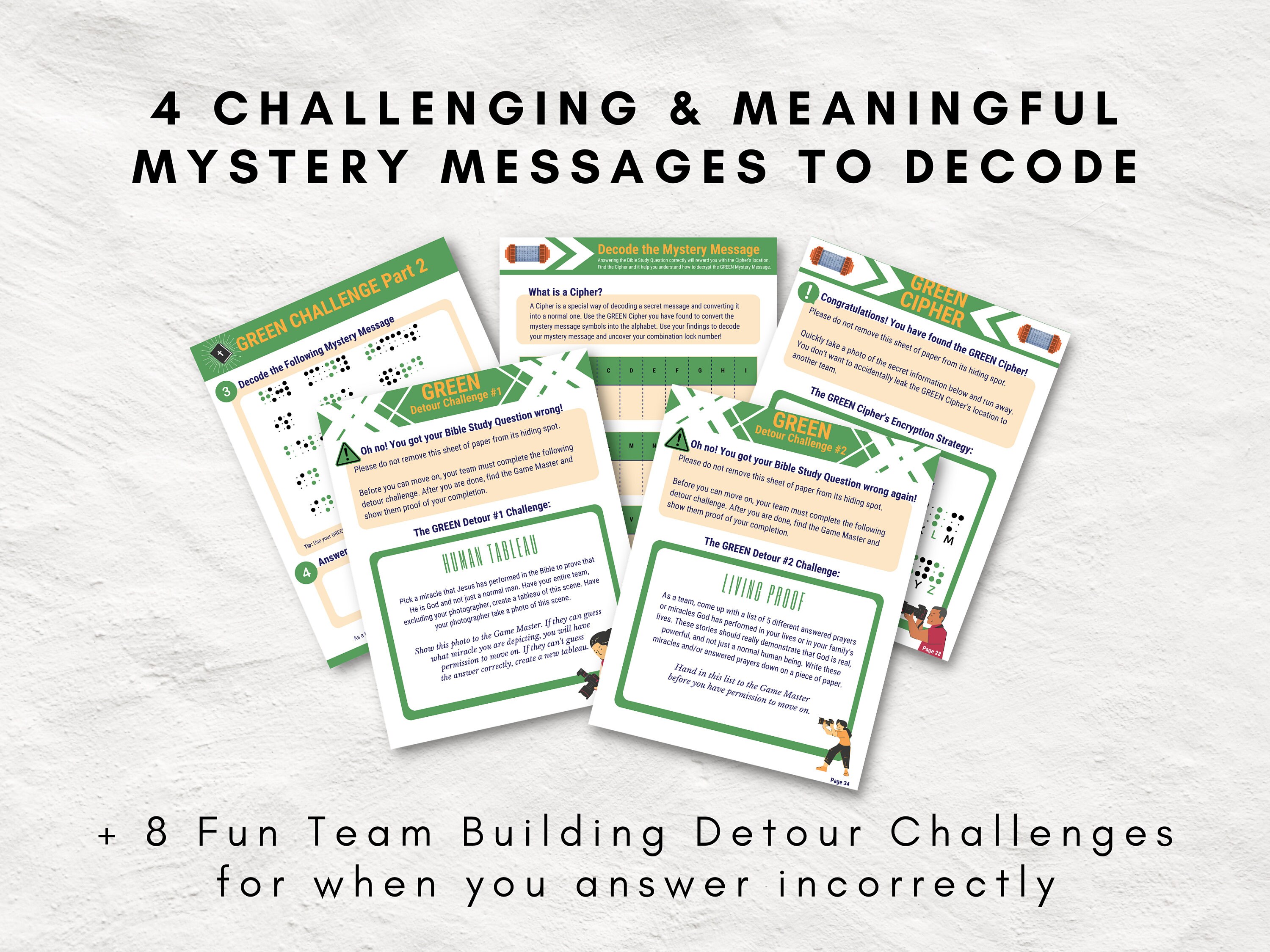 KJV Bible Study Escape Room Game John 20 Resurrection Easter Escape ...