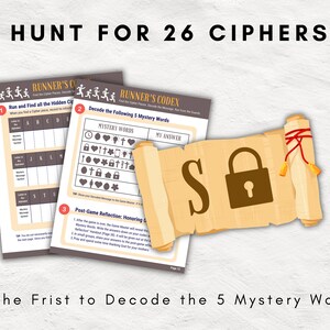Mothers Day Temple Run | Secret Code Scavenger Hunt Kit | Unlock Steps ...