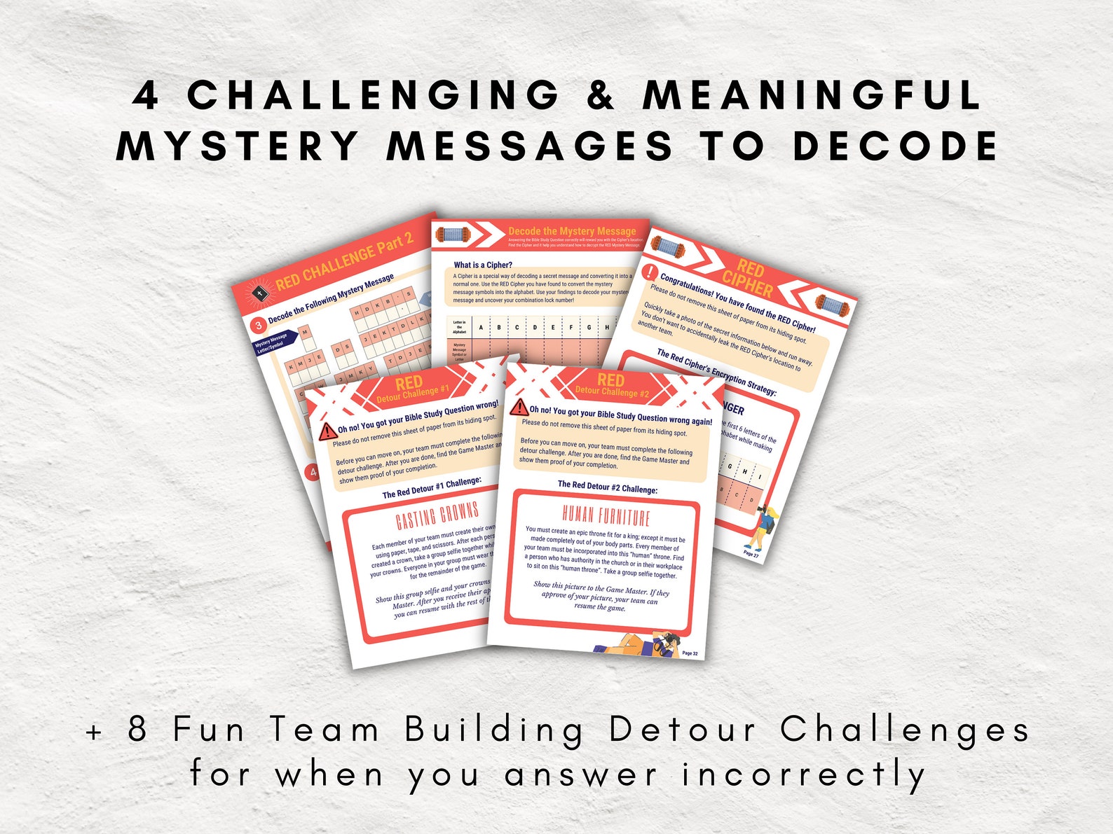 Christmas Escape Room Quest Luke 2 Nativity Bible Study Escape Room ...