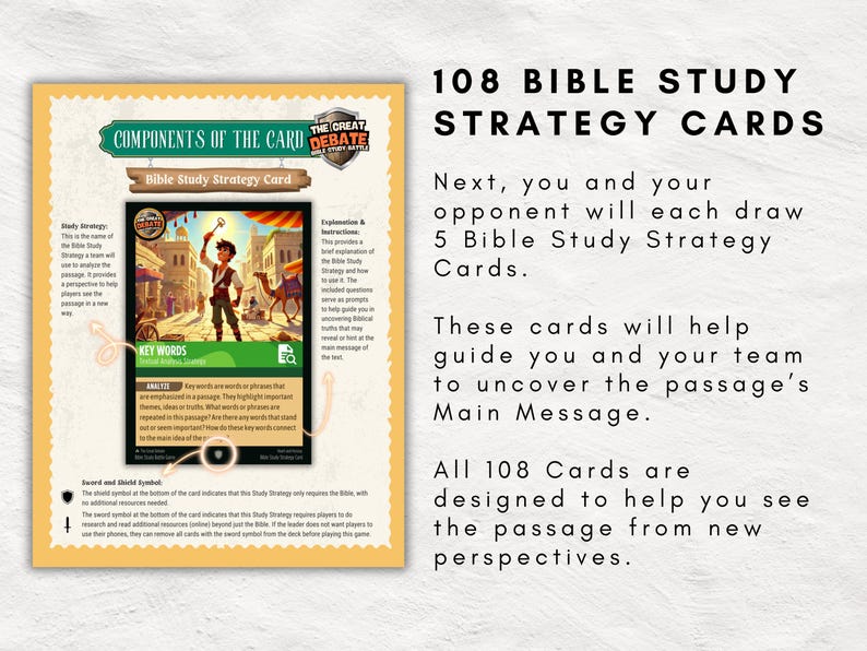 The Great Debate: Bible Study Battle – Inductive Bible Study Game ...