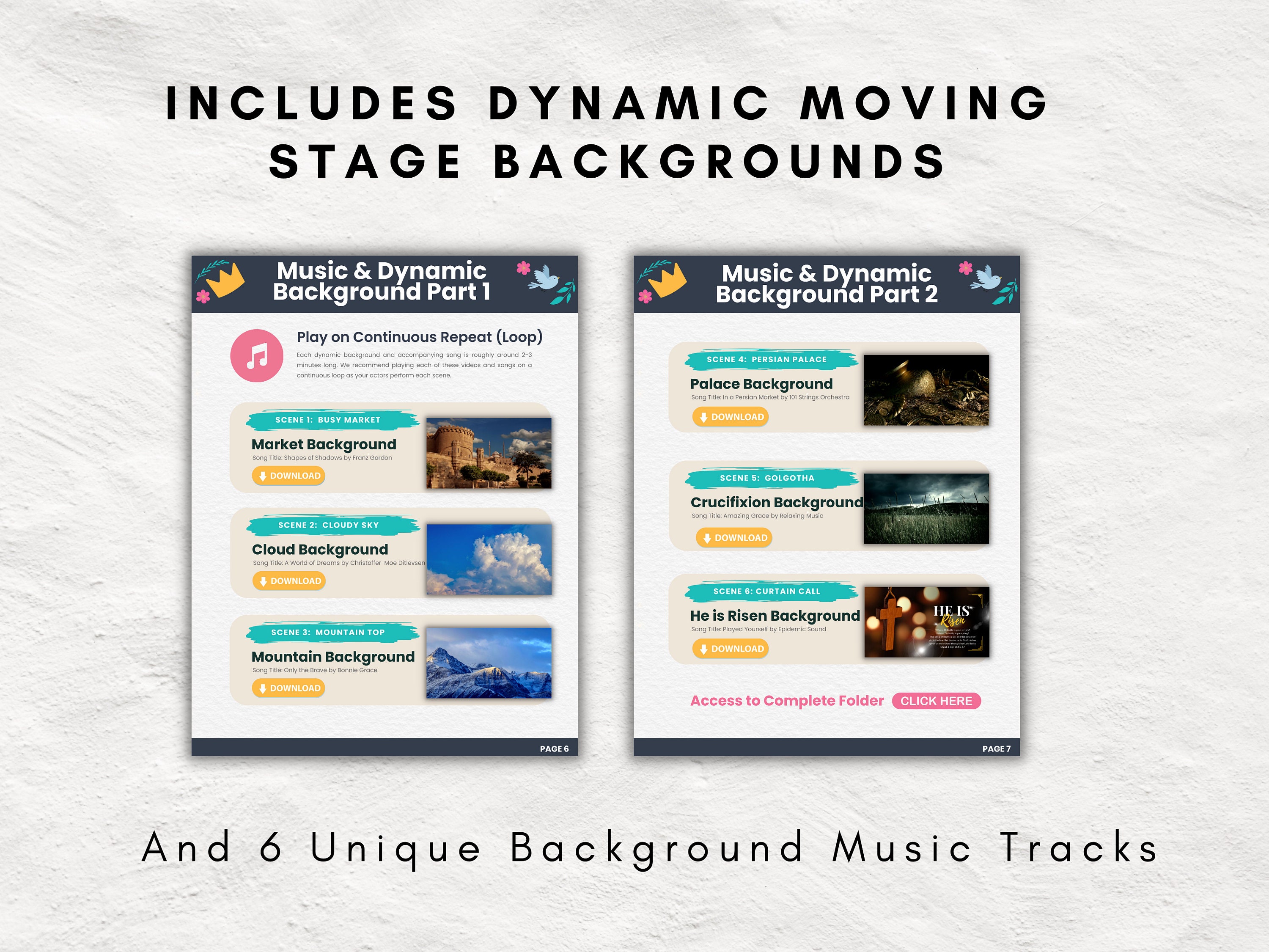 Easter Play All-in-one Skit Kit for Children and Teens Editable Theatre ...