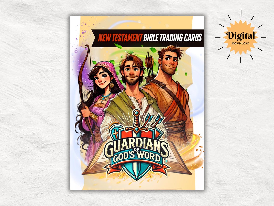 100 Printable Bible Trading Cards | Guardians of God's Word | New ...