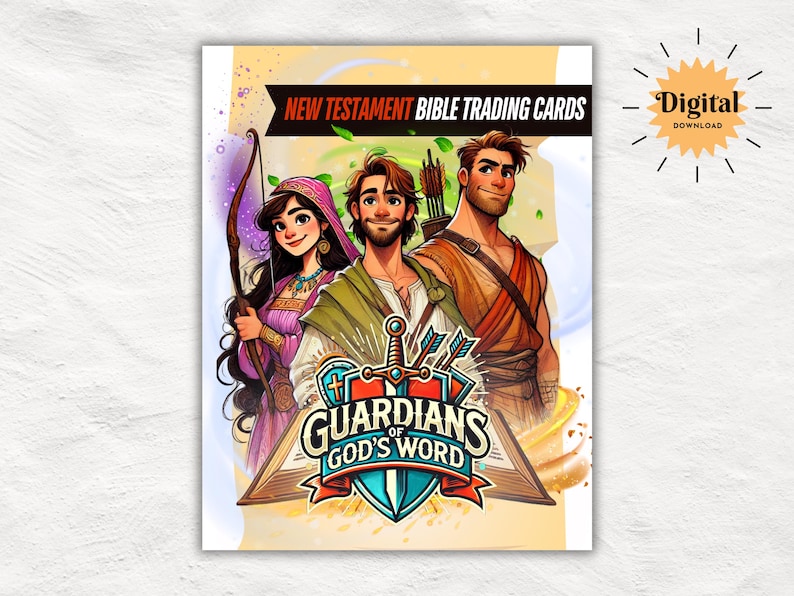 100 Printable Bible Trading Cards | Guardians of God's Word | New ...