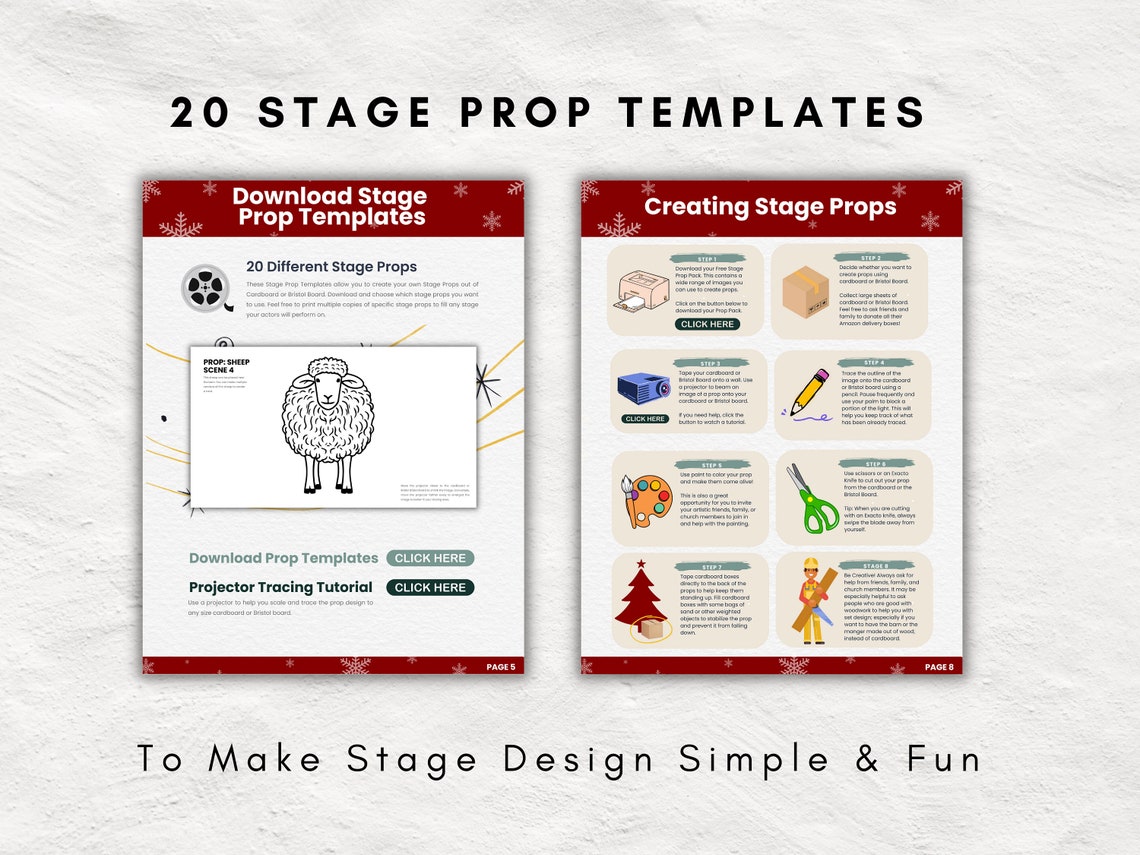 Christmas Nativity Play All-in-one Kit for Children and Teens Editable ...