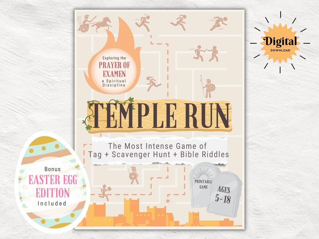 Temple Run Scavenger Hunt Kit Easter Egg Hunt Children - Etsy