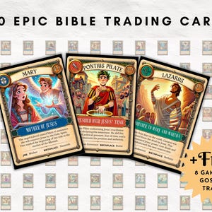 100 Printable Bible Trading Cards | Guardians of God's Word | New ...