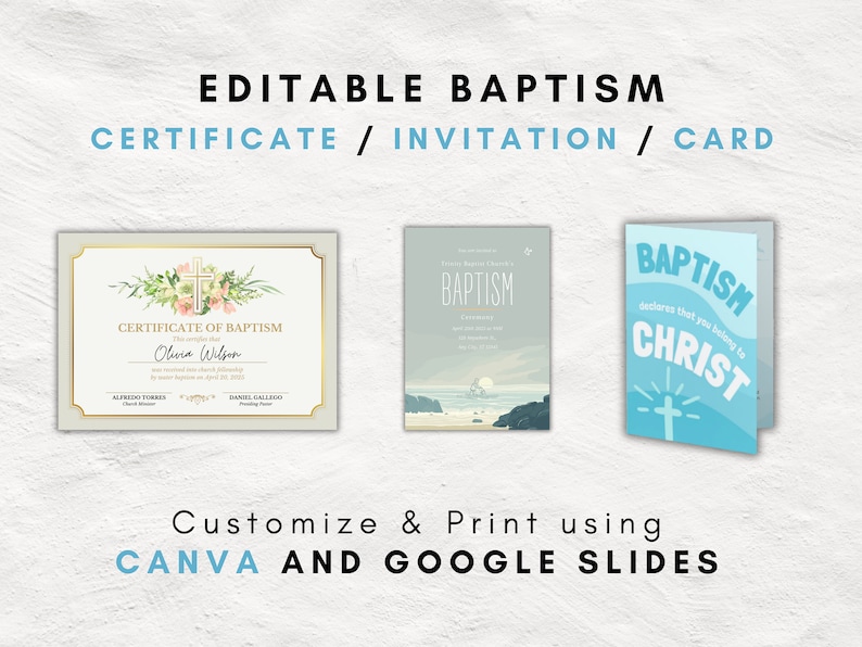 Christian Baptism and Discipleship Guide and Toolkit | Editable ...