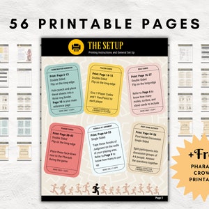 The Mole | Murder Mystery Game | Pharaoh and the 10 Plagues | Children ...