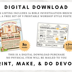 Bible Detectives: 16 Old Testament Investigation Worksheets for Kids ...