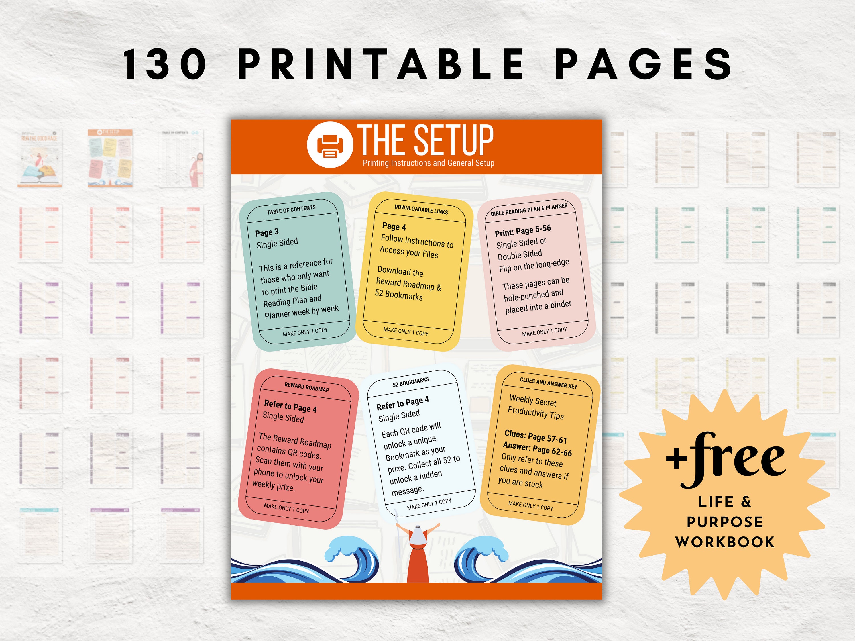 52 Week Bible Reading Plan and Planner | Read the Bible in 1 Year ...