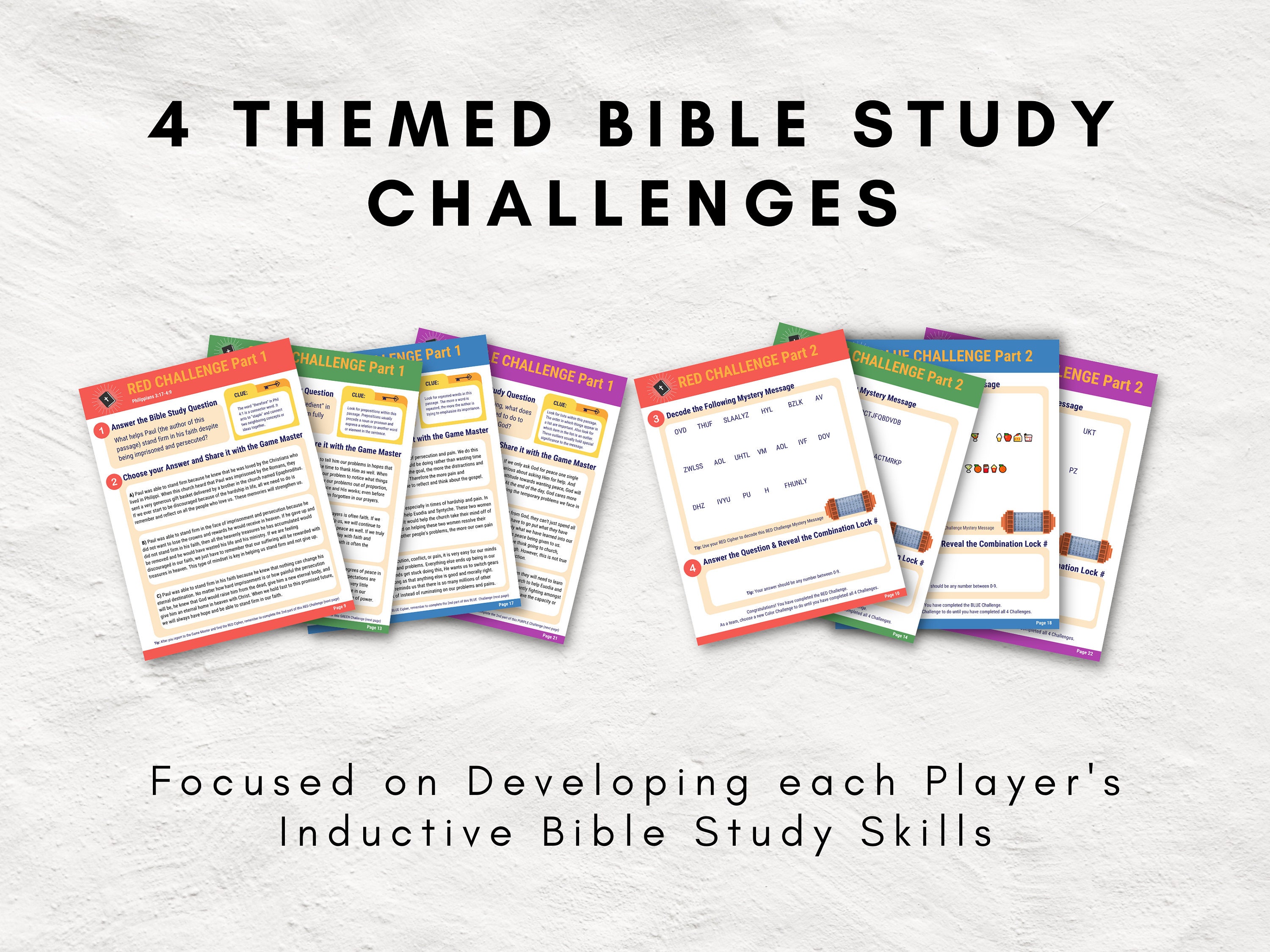KJV Bible Study Escape Room Game | Philippians 3-4 | Fun Escape Room ...