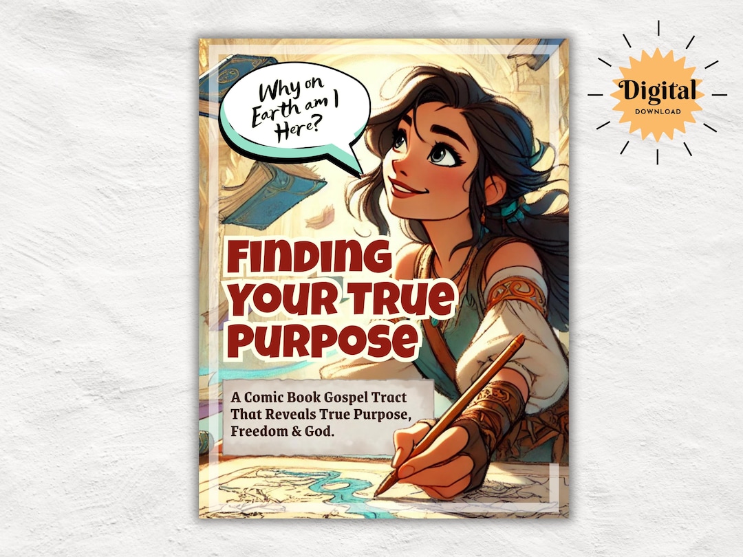 Printable Christian Comic Book Gospel Tract for Kids & Teens ...