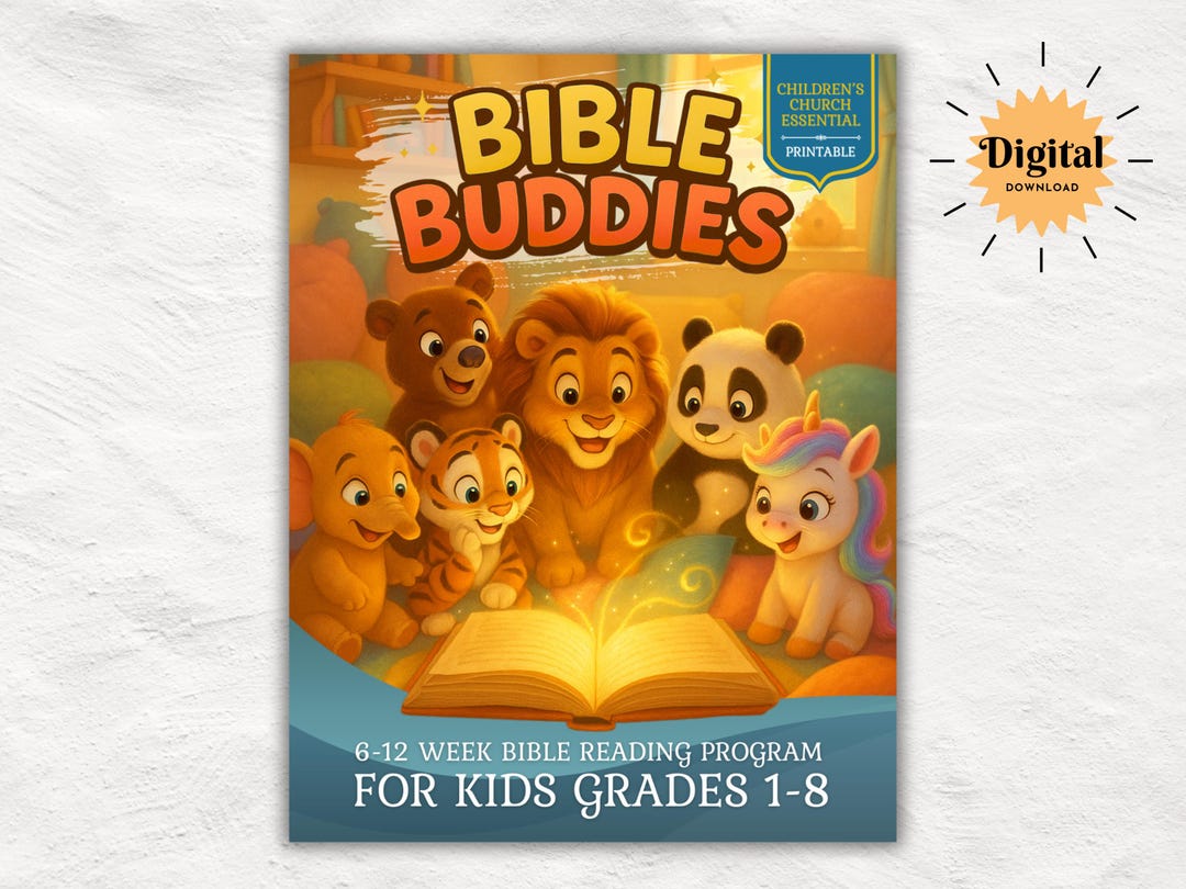 Bible Buddies Adoption Event Kit | Printable Kids Bible Reading Program ...