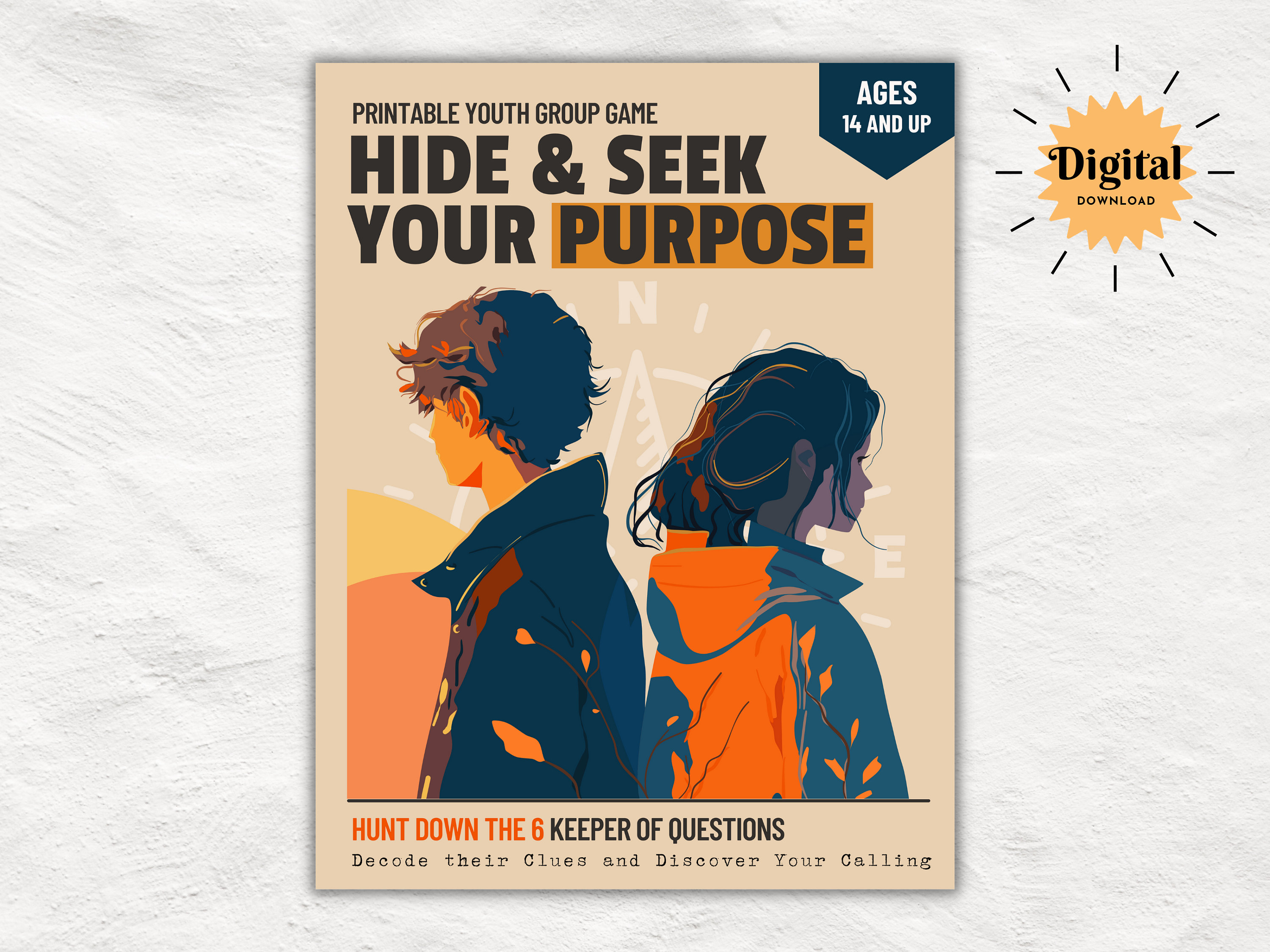 Uncover Your Purpose Christian Printable Game for Teens and Adults ...