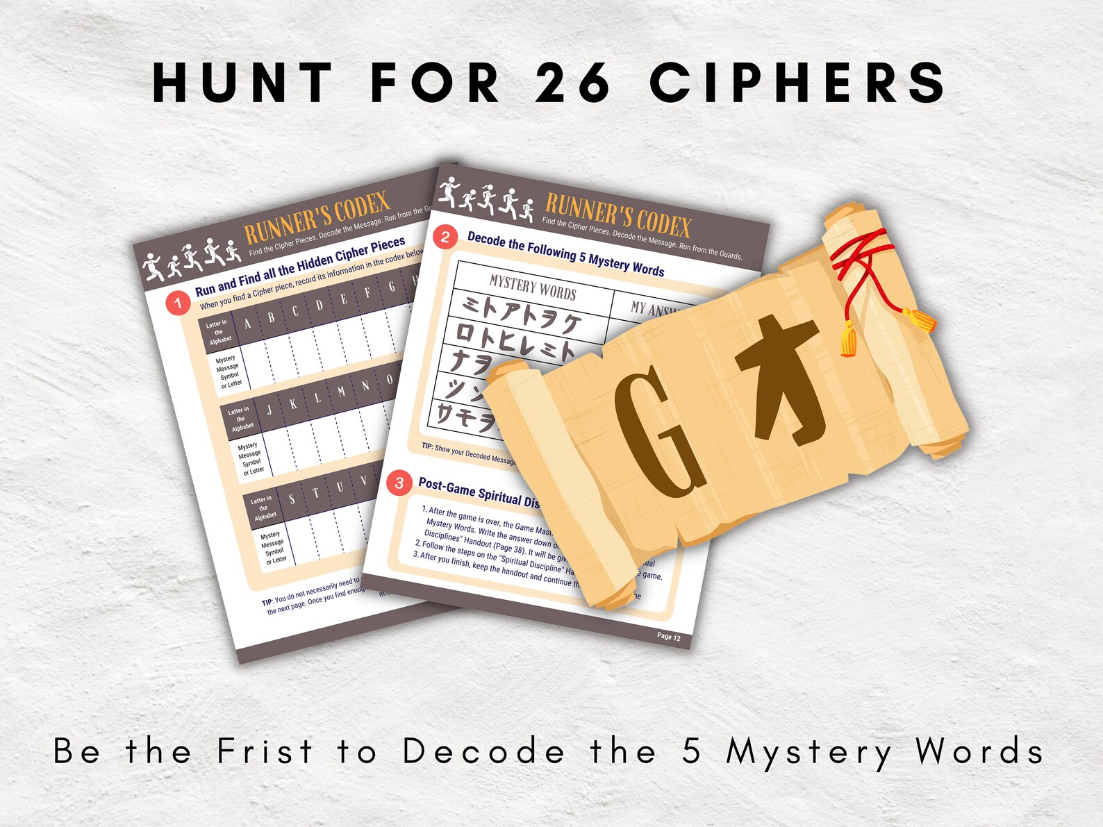 Temple Run Scavenger Hunt Kit Easter Egg Hunt Children and Youth ...