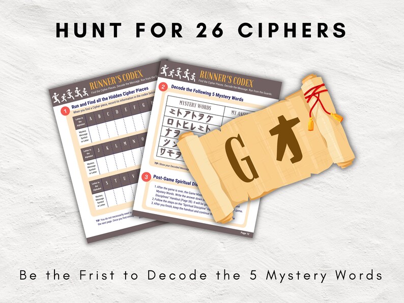 Temple Run Scavenger Hunt Kit Easter Egg Hunt Children and Youth ...