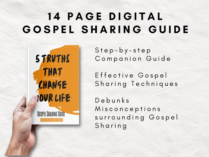 Share the Good News Toolkit Gospel Tract for Teens and Adults Gospel ...